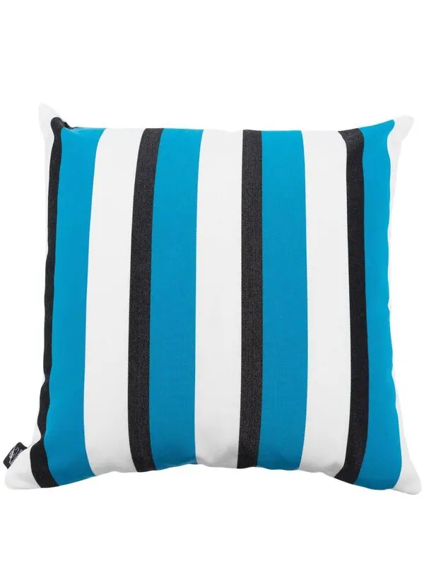 FORNASETTI Striped Square Cushion - Blue