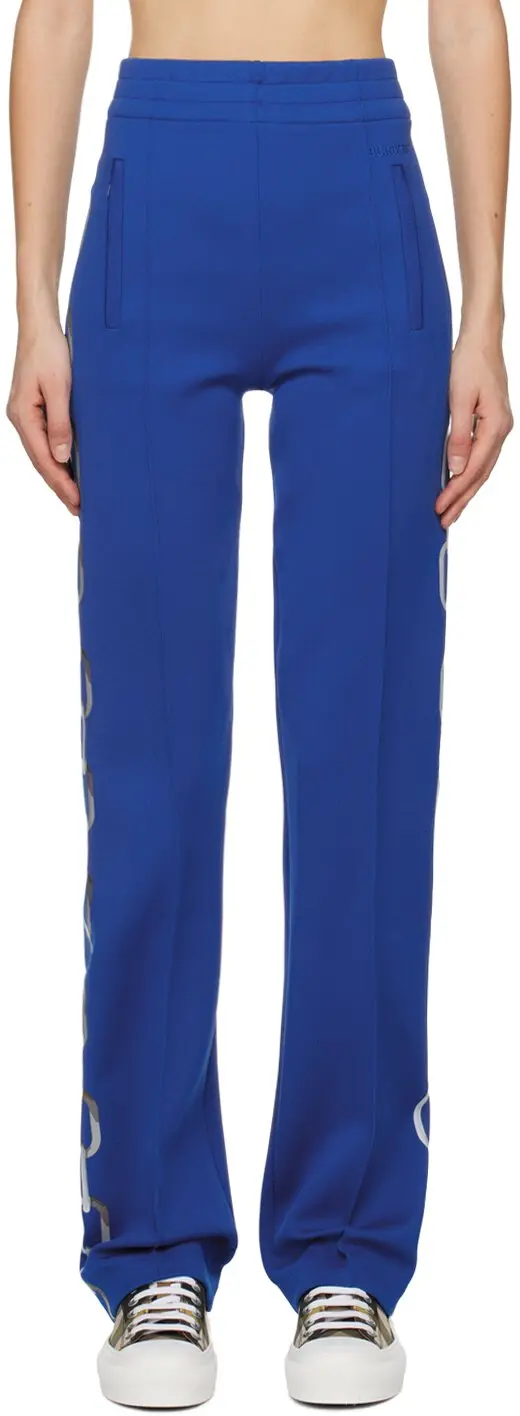 Burberry Chain Print Lounge Pants In Blue 75% Off Editorialist