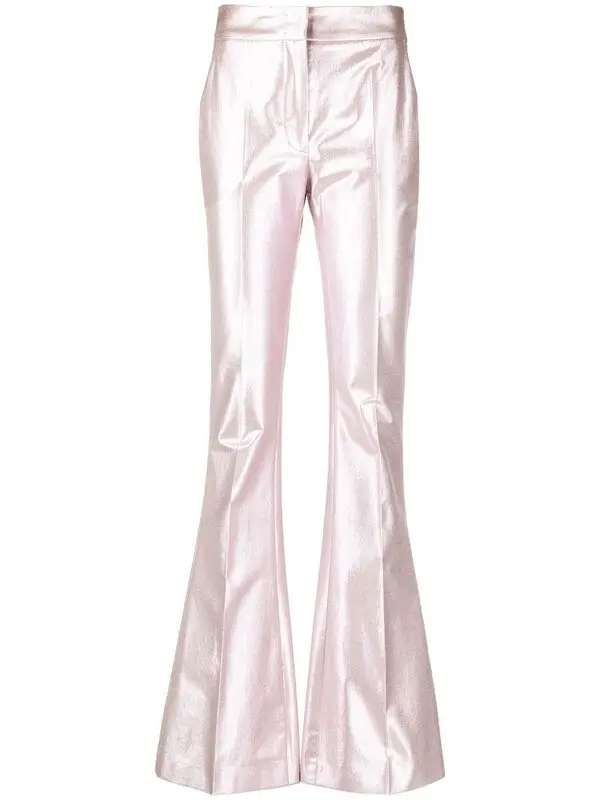 GENNY Metallic Flared Trousers