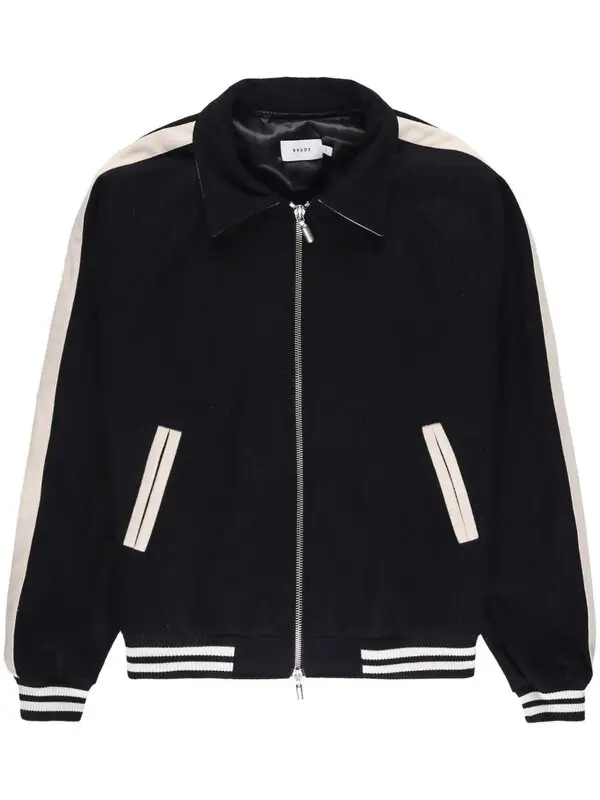 Rhude Motif-print Bomber Jacket - Black