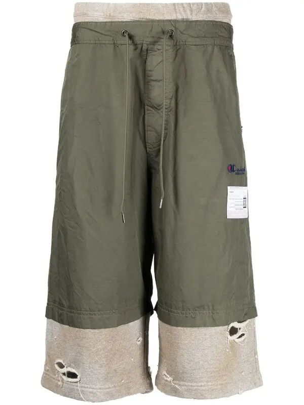 Mihara Yasuhiro Layered Drawstring Shorts