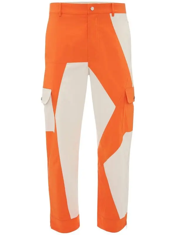 JW Anderson Colour-block Straight-leg Trousers