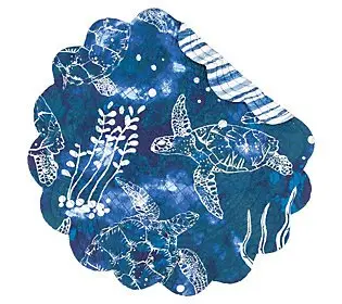 C&F HOME Marley Cove Round Placemat, Set Of 6 Valerie