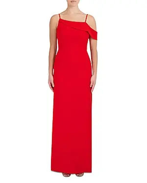 laundry by shelli segal asymmetrical dress Laundry by Shelli Segal Women's Square Neck Ruffle Hem Side Split Midi –  Letay Store main image 0