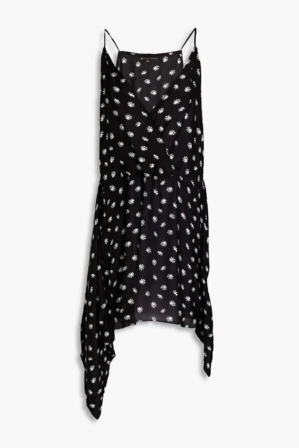 VIX PAULA HERMANNY Sally Wrap-effect Printed Dress