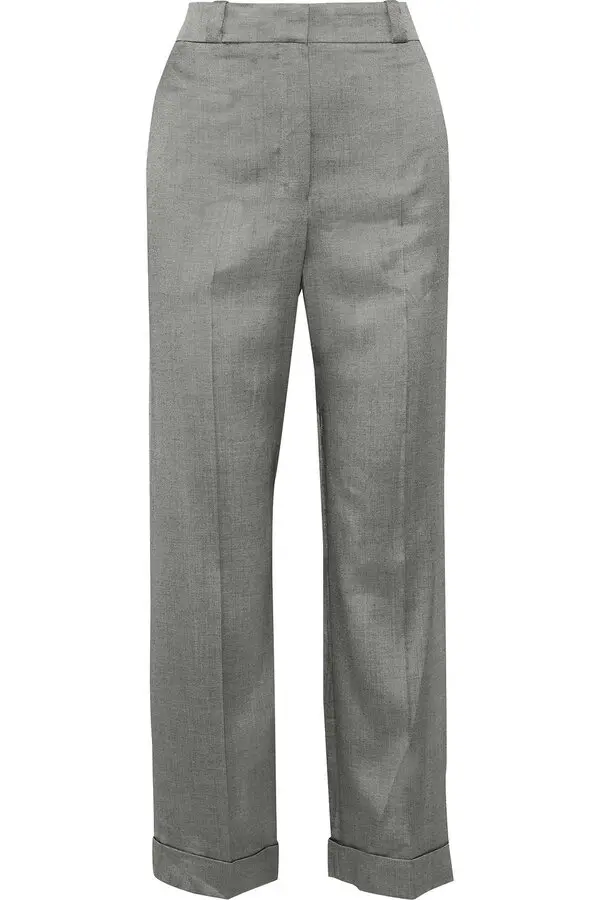 Theory Twill Straight-leg Pants