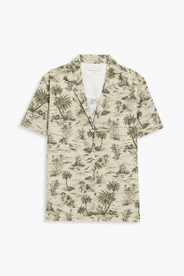Officine Générale Christelle Printed Cotton Top