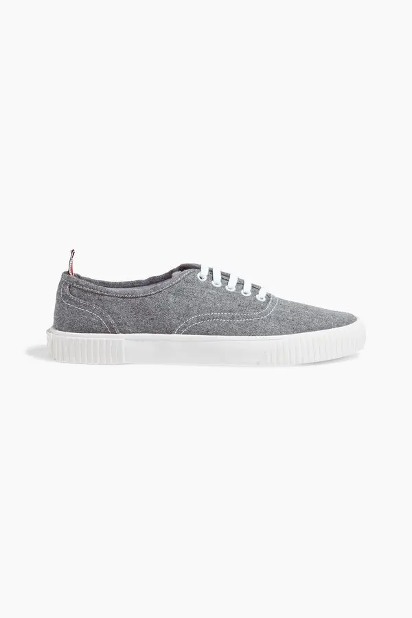 Thom Browne Heritage Boiled Wool Sneakers