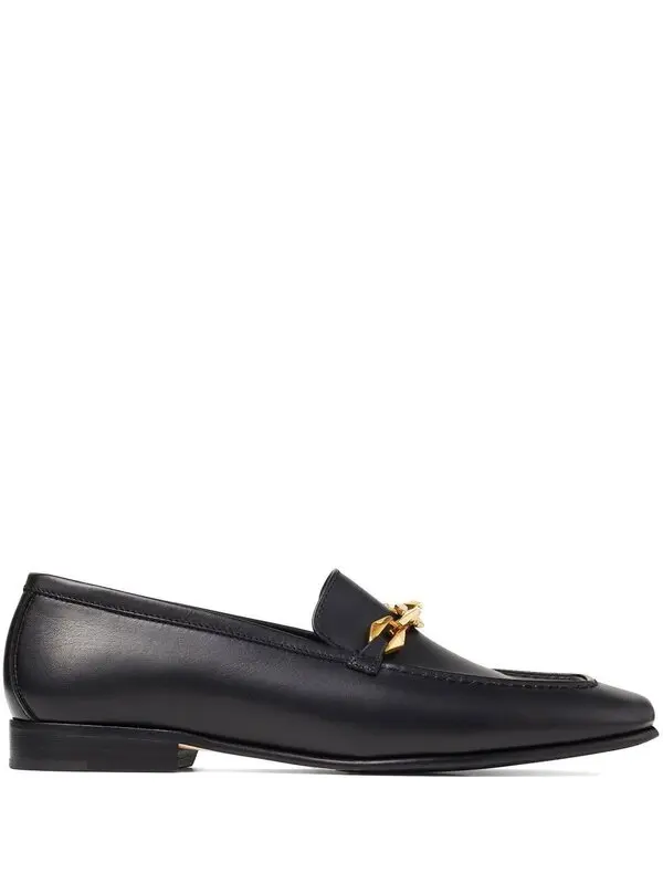 JIMMY CHOO Diamond Tilda 15mm Loafers - Black