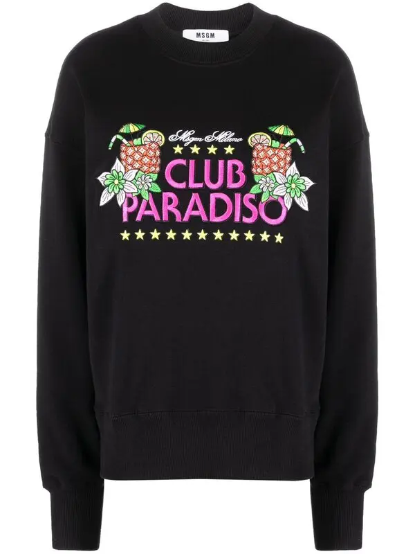 MSGM Graphic-print Sweatshirt