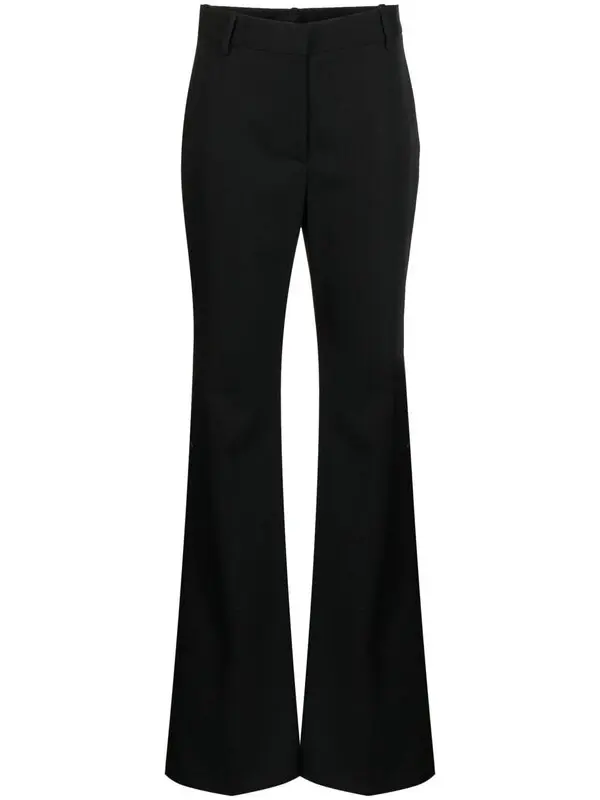 NILI LOTAN Corette Flared Trousers - Black