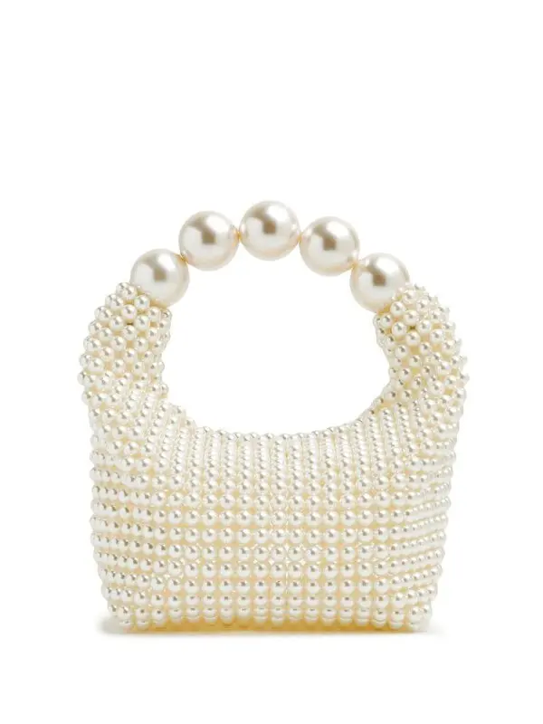 VANINA Beaded Top-handle Bag
