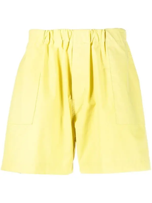 Mackintosh Captain Elasticated Waistband Shorts - Yellow