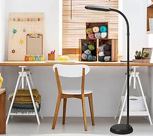 BRIGHTECH Litespan Slim 55 In. Led Reading Floo R Lamp