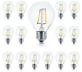 BRIGHTECH Ambience Pro 15 Pack 1w G40 Led Globe Light Bulbs