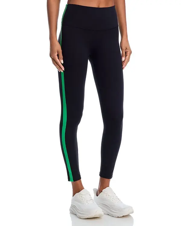 Splits59 Clare High-waist 7/8 Leggings - Black/grass