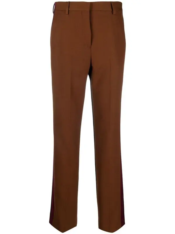 Burberry High-waist Wool-blend Trousers