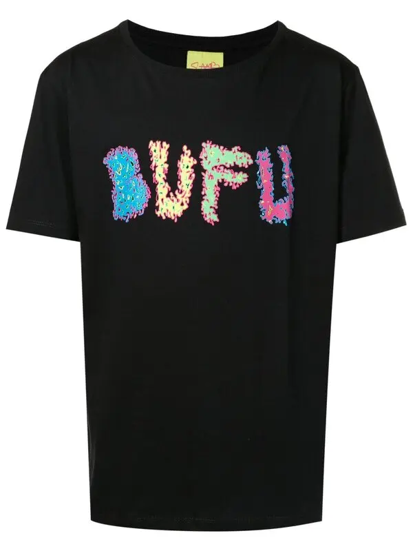 AMIR SLAMA Slogan-print Cotton T-shirt