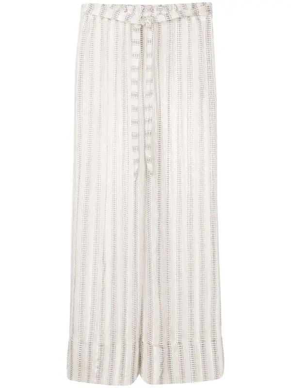 AMIR SLAMA Stripe-print Palazzo Pants