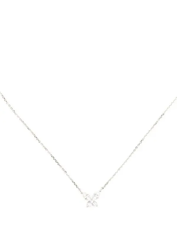 APM MONACO Butterfly Plated Necklace - Silver