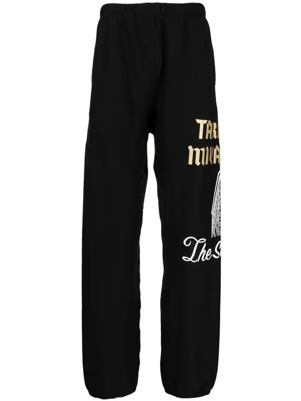 TAKAHIROMIYASHITA THESOLOIST. Side Logo-print Detail Track Pants