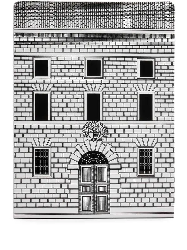 FORNASETTI Architettura Metal Bookends - Black