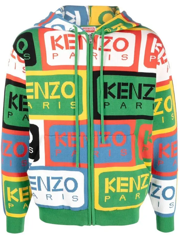 Kenzo Intarsia Logo Knitted Jumper