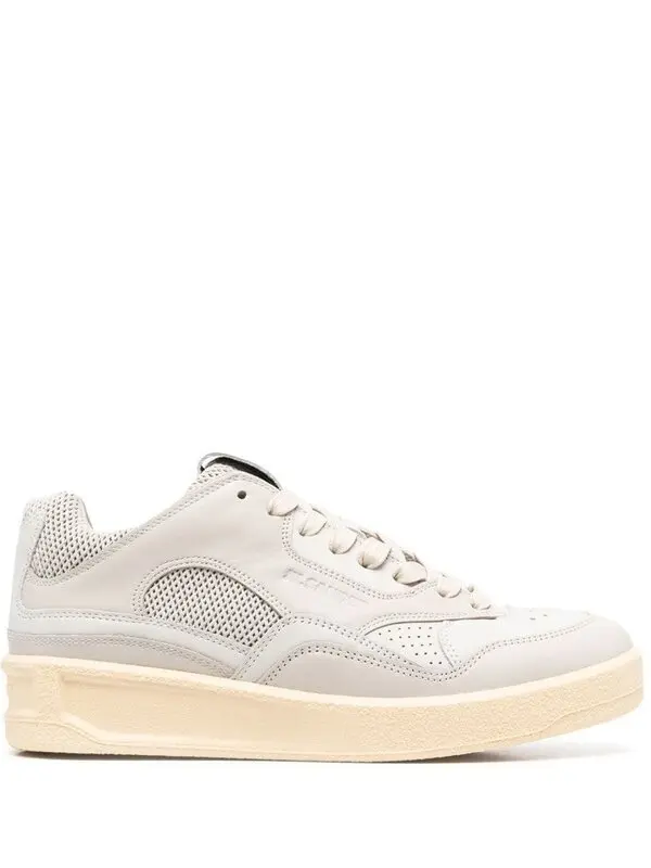 JIL SANDER Panelled Low-top Sneakers - Grey