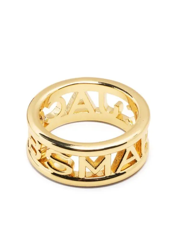 Marc Jacobs Monogram Metal Ring - Gold