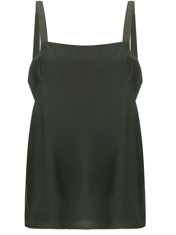 Fabiana Filippi Metallic Strap Top