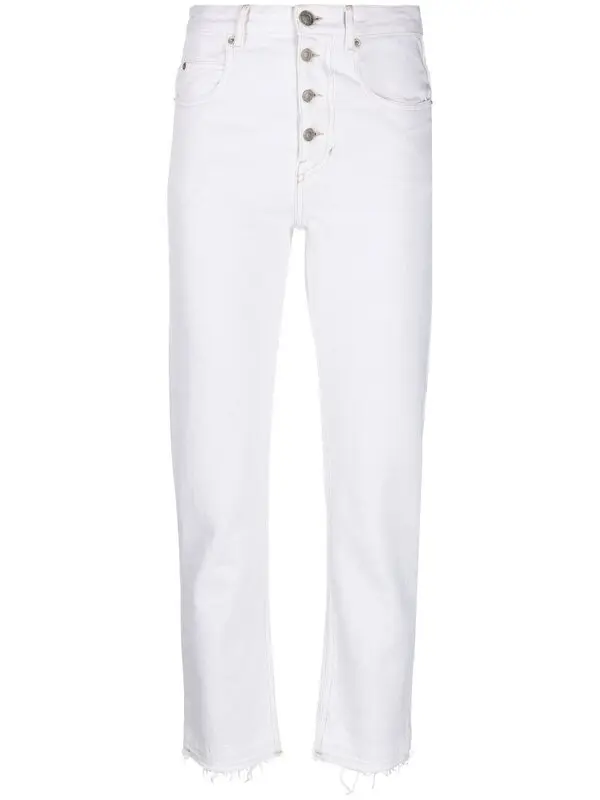 MARANT ETOILE Belden Straight-leg Jeans - White