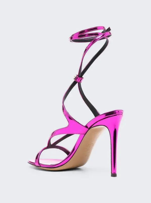 Alexandre Vauthier High Heel Strappy Sandal - Fuchsia