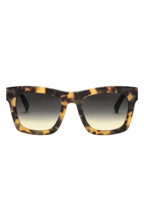 Electric Crasher 54mm Rectangle Sunglasses - Matte Tort/ Black Gradient