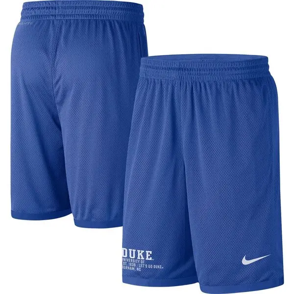 Nike Duke Blue Devils Performance Mesh Shorts - Royal | Editorialist