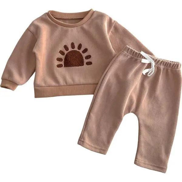 ASHMI & CO. Chase Sweatshirt & Joggers - Brown