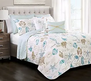 LUSH DECOR Harbor Life Quilt 7pc King