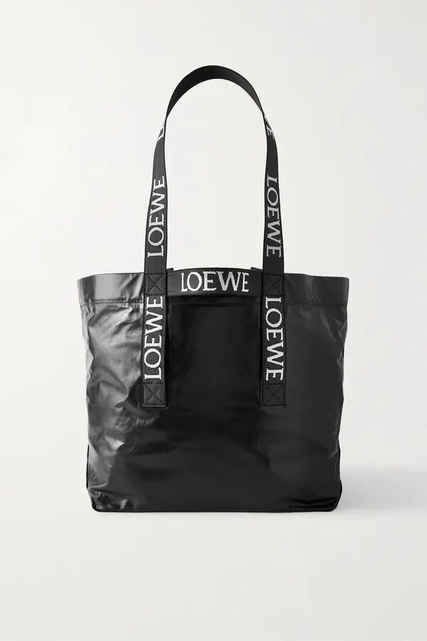Loewe Large Fold Tote - Black