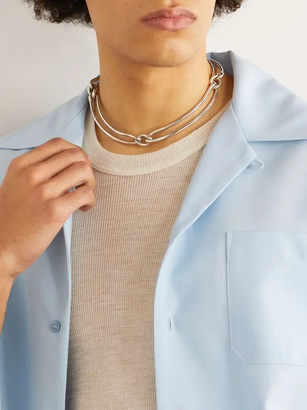 M. Cohen Unity Link Sterling Necklace