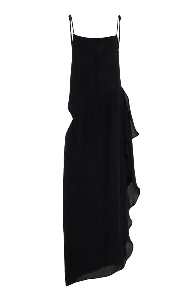 Max Zara Sterck Cutout Silk Maxi Dress S In Black - 50% Off | Editorialist
