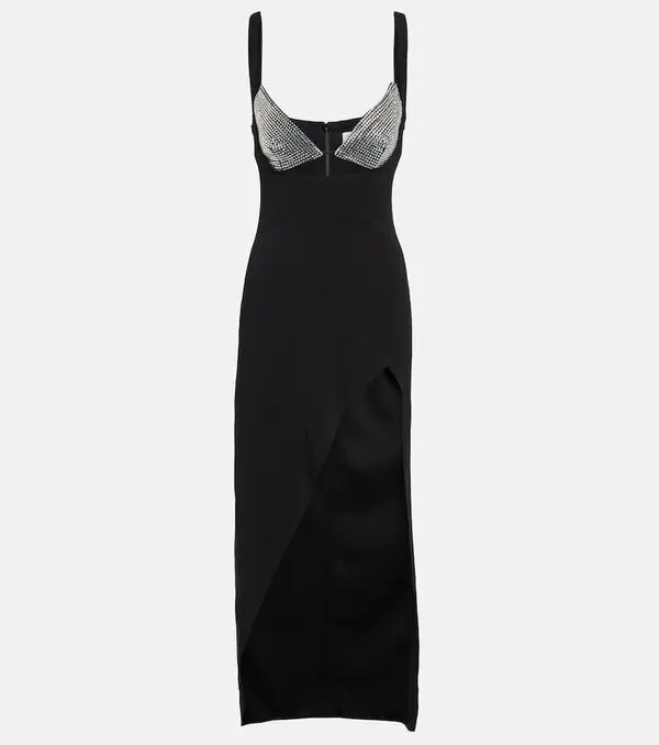 Giuseppe Di Morabito Crystal-embellished Maxi Dress