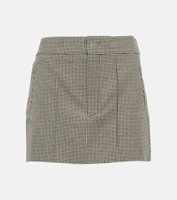 Isabel Marant Licoba Crêpe Miniskirt - Black