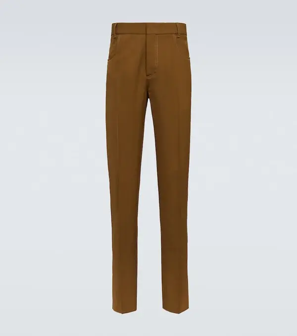 Loro Piana Graie Tapered Wool Pants