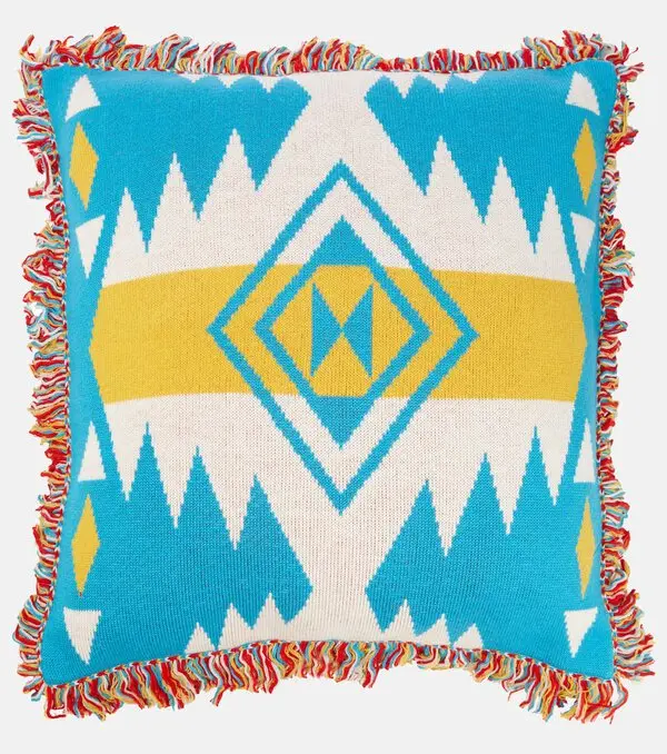 Alanui Icon Jacquard Wool Cushion