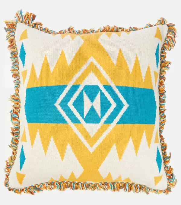 Alanui Icon Jacquard Wool Cushion