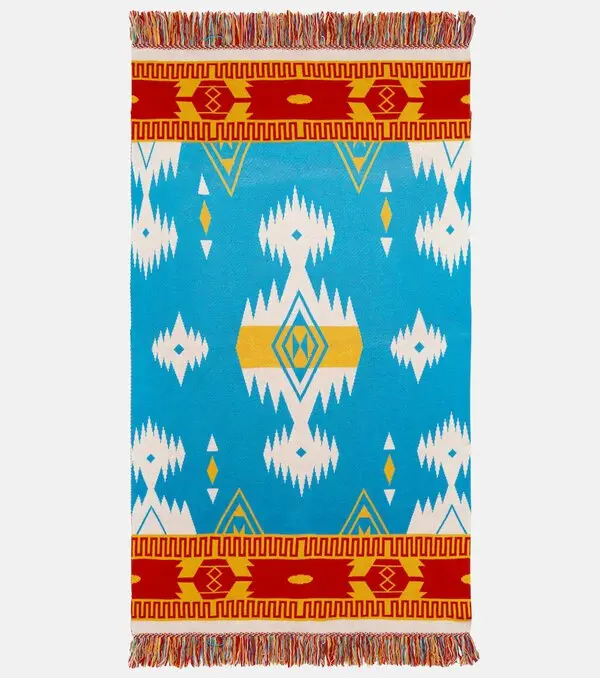 Alanui Icon Jacquard Wool Throw