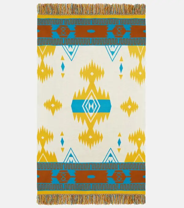 Alanui Icon Jacquard Wool Throw