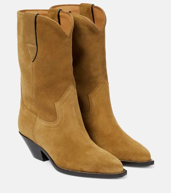 Isabel Marant Dahope Suede Boots - Brown