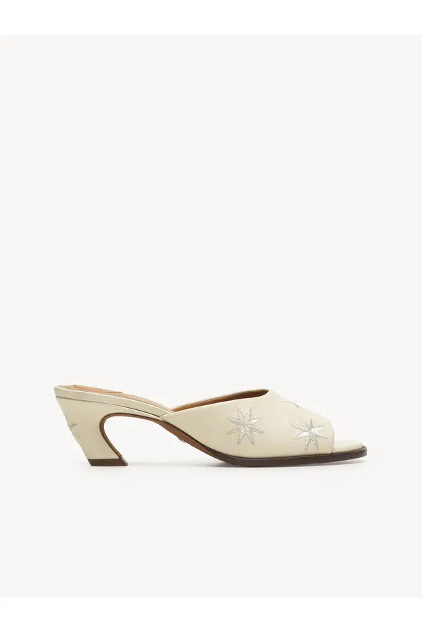 Chloé Oli High-heel Mule - Natural | Editorialist