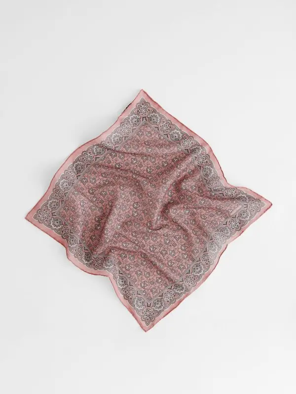Red X XL Montana Paisley Bandana Zachte Lichte Katoen Extra Groot 66 x 66 cm, Rood/Uitgaan, effen (Getaway Solids), XL