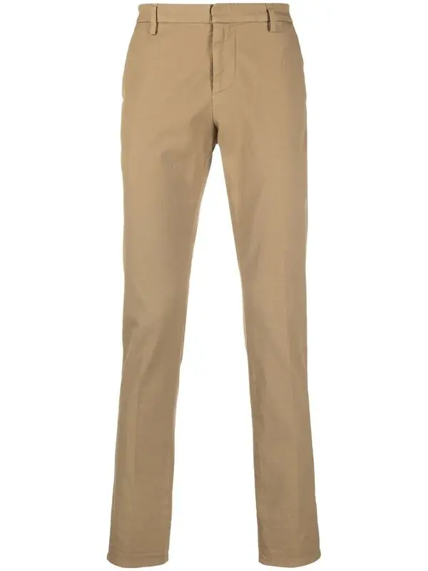 DONDUP Straight-leg Chino Trousers - Neutrals